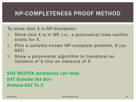 NP completeness | PPTX