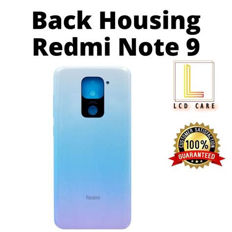 Redmi Note Phone Back Battery Cover Housing Replacement Shopee Malaysia
