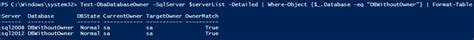 Find And Fix Sql Server Databases With Empty Owner Property Using Dbatools Powershell Module