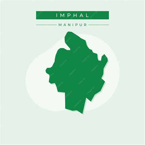 Premium Vector Vector Map Of Imphal Illustration