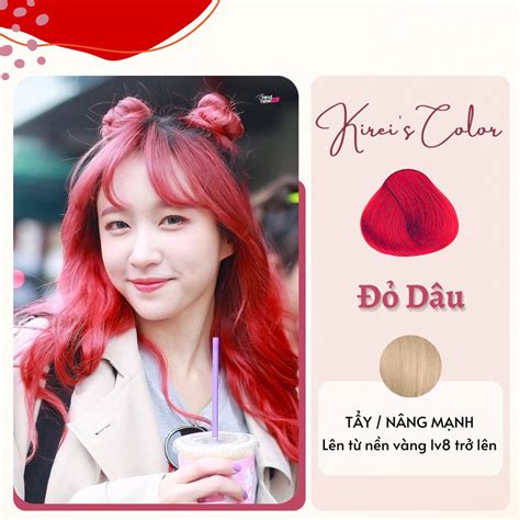 Bảng Màu Tóc Dâu Tây Mang Lại Sự Trẻ Trung Năng động