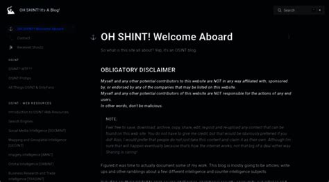 Ohshint Gitbook Io OH SHINT Welcome Aboard OH OH SHINT Gitbook