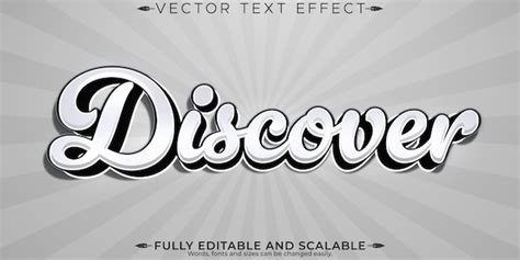 Vector Templates Discover Editable Retro And Vintage Text Style