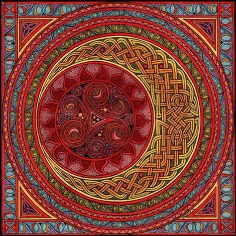 Best 13 The Sun And Moon In A Celtic Design Artofit
