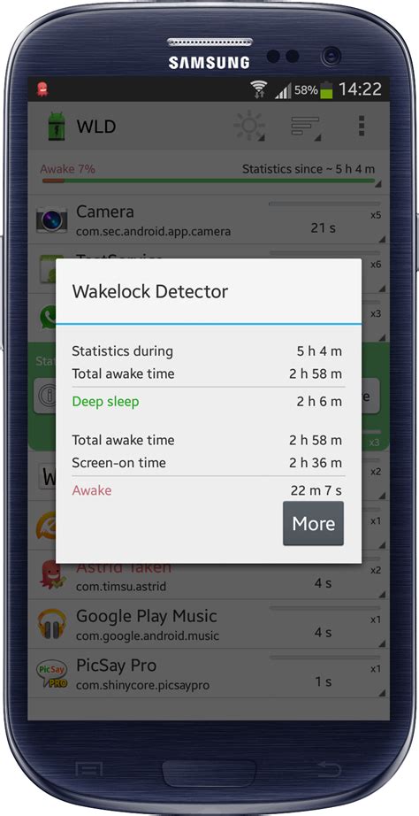 Wakelock Detector Uitgebreid Inzicht In Apps Die Veel Accu Verbruiken