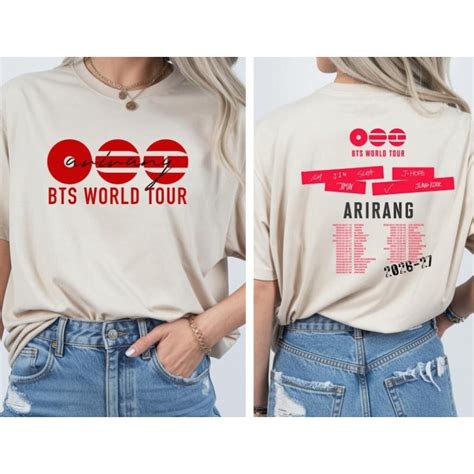 Bts World Tour 2026 Army T Shirt Ttaesthetic