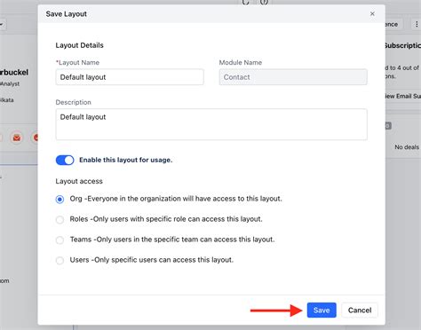 Customize The Page Layout In Salesmate Salesmate