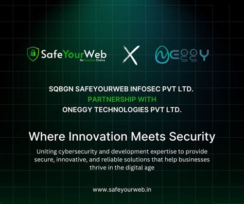 Cybersecurity Partnership Development Safeyourweb