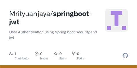 GitHub Mrityuanjaya Springboot Jwt User Authentication Using Spring Boot Security And Jwt
