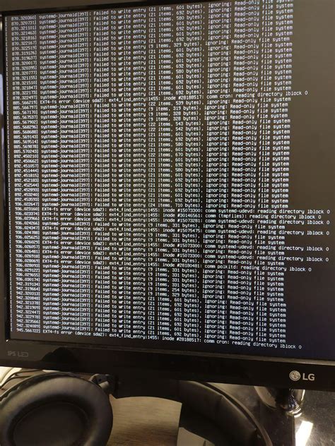 linux Как починить Линукс failed to write entry ignoring read