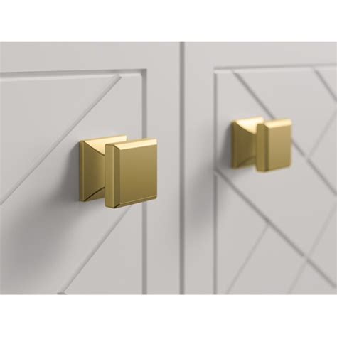 Kohler Beauxline 1 1 8 In Vibrant Brushed Moderne Brass Square