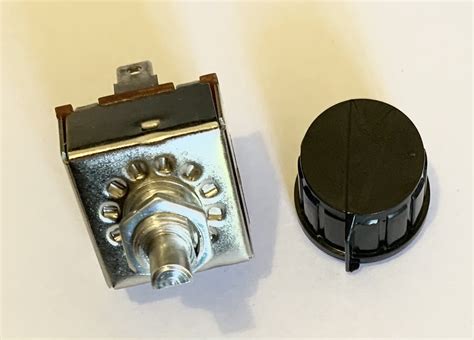 Fan Control Switch Universal 3 Speed 5 Pole With Knob Speedy Air Spares