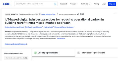 Iot Based Digital Twin Best Practices For Reducing Operational Carbon