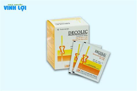 Thuốc Decolic 24mg Tác Dụng Chỉ định Hướng Dẫn Sử Dụng Giá Bán
