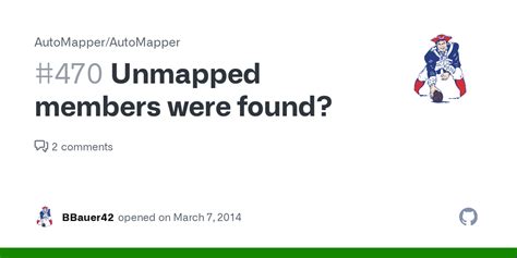 Unmapped Members Were Found · Issue 470 · Automapperautomapper · Github