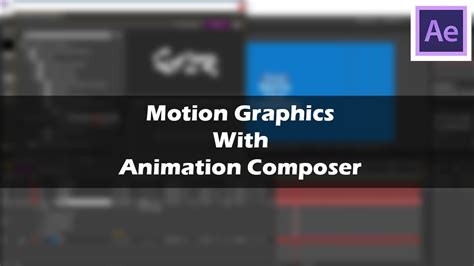 After Effects Tutorial Membuat Animasi Motion Graphics Dengan Plugin Animation Composer Youtube