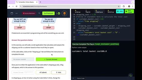 Python Basics Part 2 Python Basics Tryhackme Python Cybersecurity Part 1 Link In