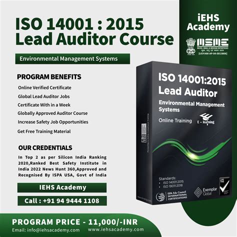 Iso 14001 Lead Auditor Certification