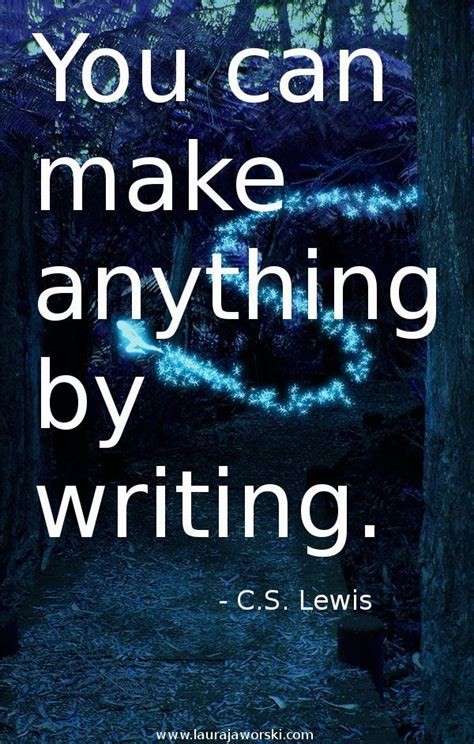 Cs Lewis Quotes On Writing Quotesgram