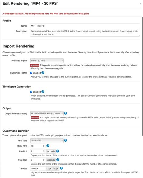 Octolapse Settings For Whatsapp Roctoprint