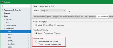 How Do I Apply Comments At The Indent Level When Toggling Them Ides