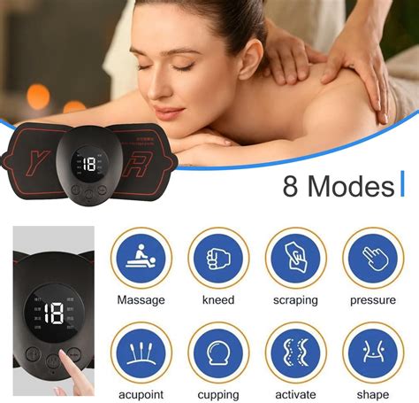 Buy Ems Electric Neck Massage Device 2 Portable Mini Massagers 8