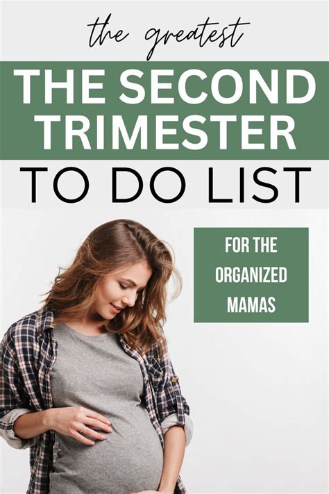 The Perfect Second Trimester Checklist That I Wish I Had Artofit