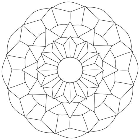 Simple Coloring Pages Shapes