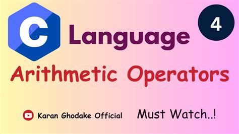 arithmetic operators in c programming computer music c programming