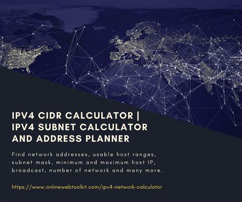 IPv4 CIDR Calculator IPv4 Subnet Calculator And Address Planner
