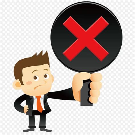 举着红叉的员工png图片素材下载图片编号ynzpxxlg 免抠素材网