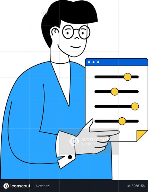 Man Doing Customization Illustration Free Download Entertainment Illustrations Iconscout