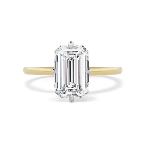 Emerald Cut Diamond Engagement Ring