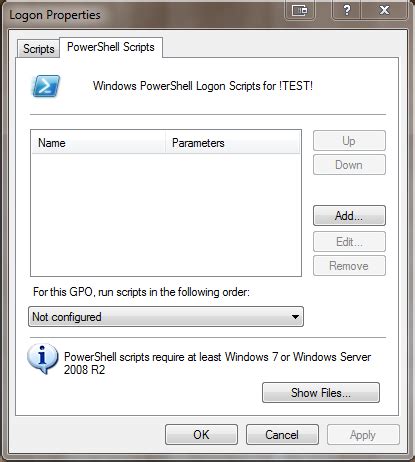 PowerShell Logon Script In Group Policy By Rob Dunn Windows Spiceworks Community