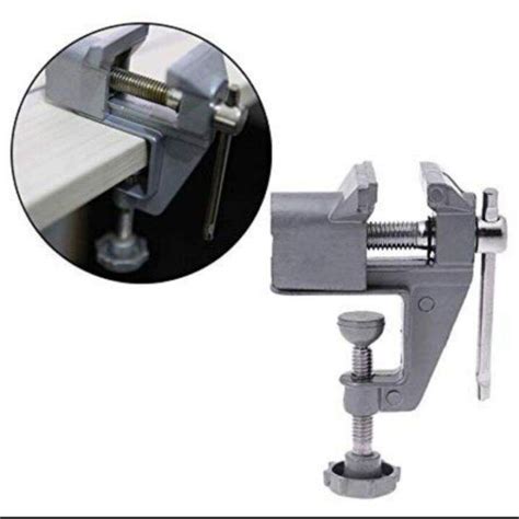 Catok Mini Ragum Mini Catok Meja Mini Clamp Jepit Klem Meja Lazada