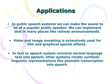 Voice Morphing Ppt PPT