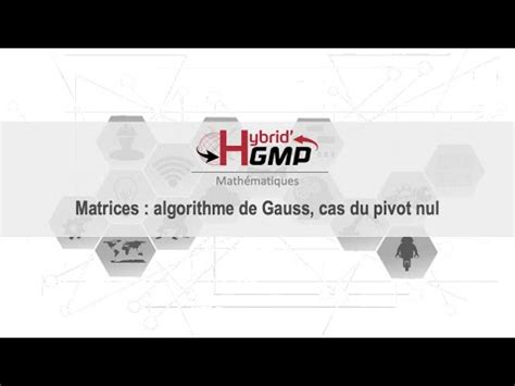 Matrices : Algorithme de Gauss, un pivot s'annule - YouTube