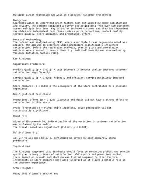 Multiple Linear Regression Analysis Pdf