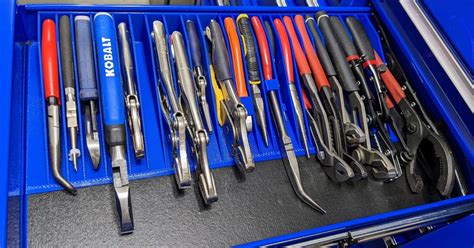 Pliers Organizer For Toolbox Drawer 2 Pieces With Dovetail Joint By I