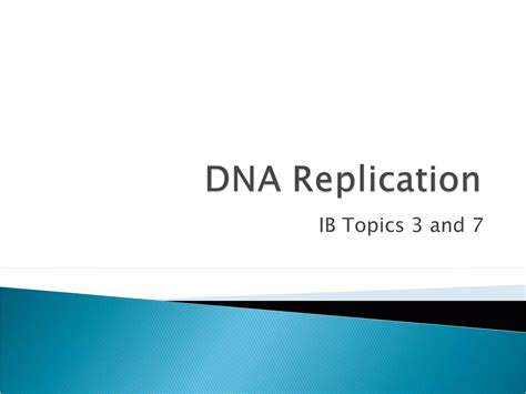 Dna Replication Powerpoint Ppt Genetics Science