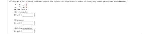 Answered Find Values Of A B And C If Bartleby