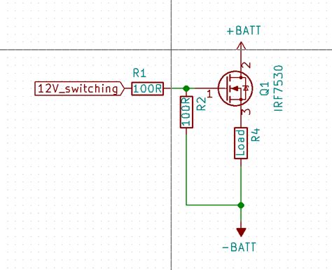 Using High Side Mosfet Switching For High Current Apps General Electronics Arduino Forum
