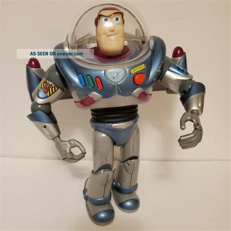 12 Inch Disney•pixar Blue Gray Buzz Lightyear Talking Action Figure
