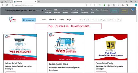 be your react developer and do front end development in html css or