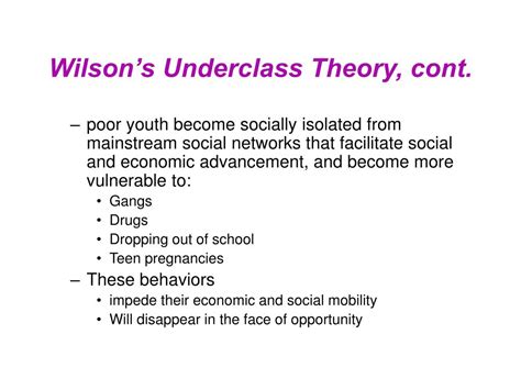 Ppt The Underclass Culture And Race Powerpoint Presentation Free