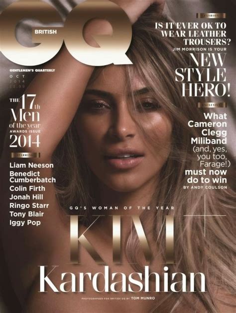 Kim Kardashian Gq Uk Magazine Photoshoot October 2014 Edition