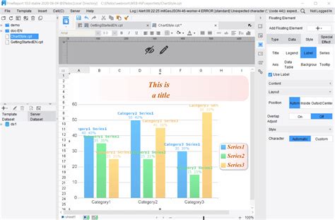 chart label finereport help document