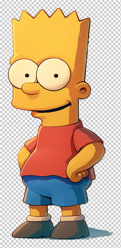 Bart Simpson Cartoon Boy Character Illustration Png Clipart