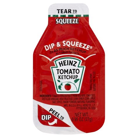 Heinz Single Serve Ketchup Dip And Squeeze Packet 27 Nepal Ubuy