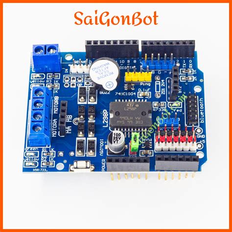 bo mạch mở rộng arduino Điều khiển Động cơ l298p l298p motor shield